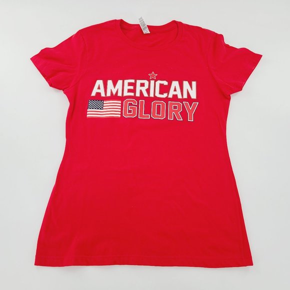 Alstyle | Tops | Alstyle American Glory Usa Flag Red White Blue Tee ...